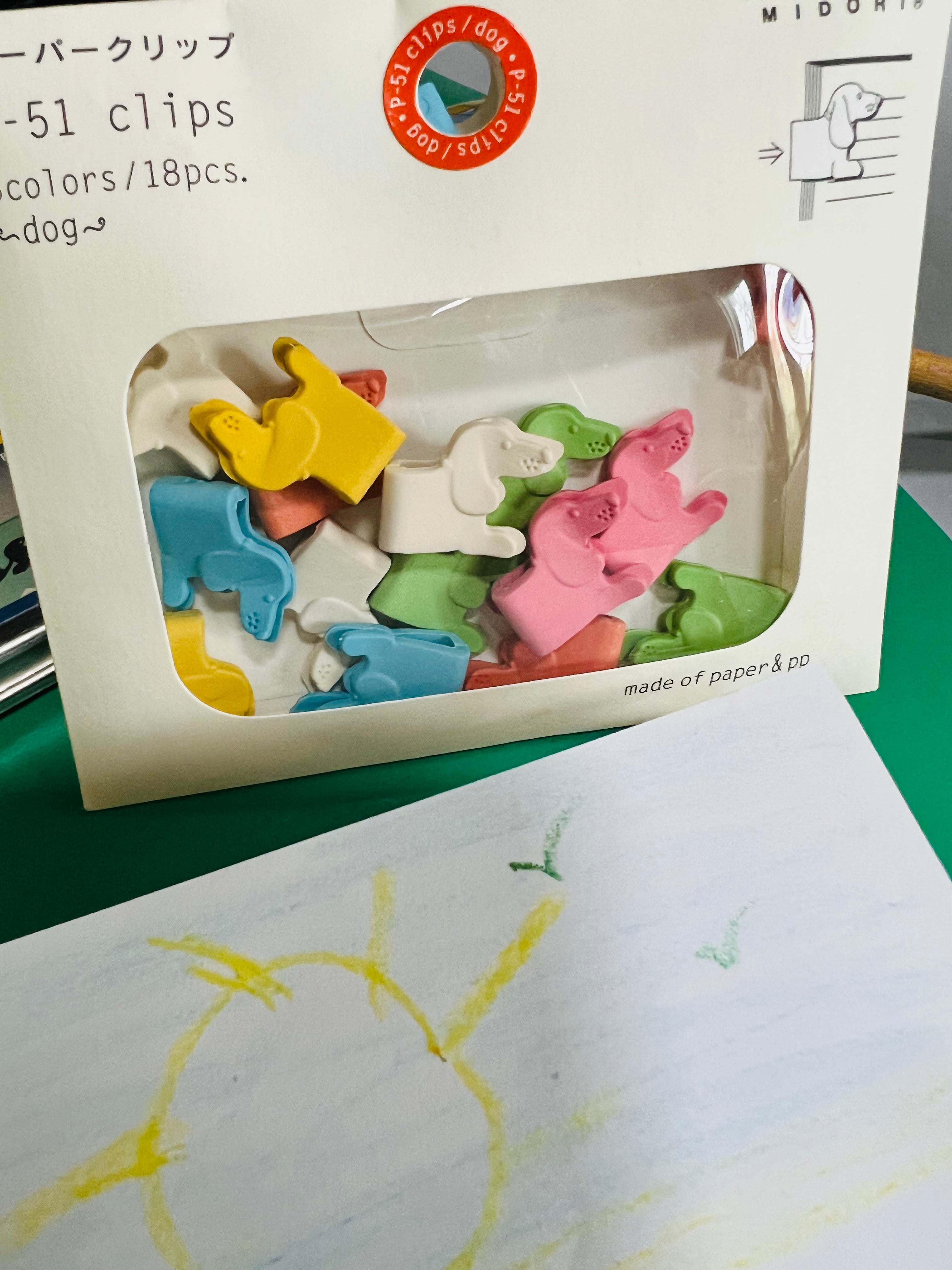 Midori P-51 Dog Clips – HouseResort Stationery